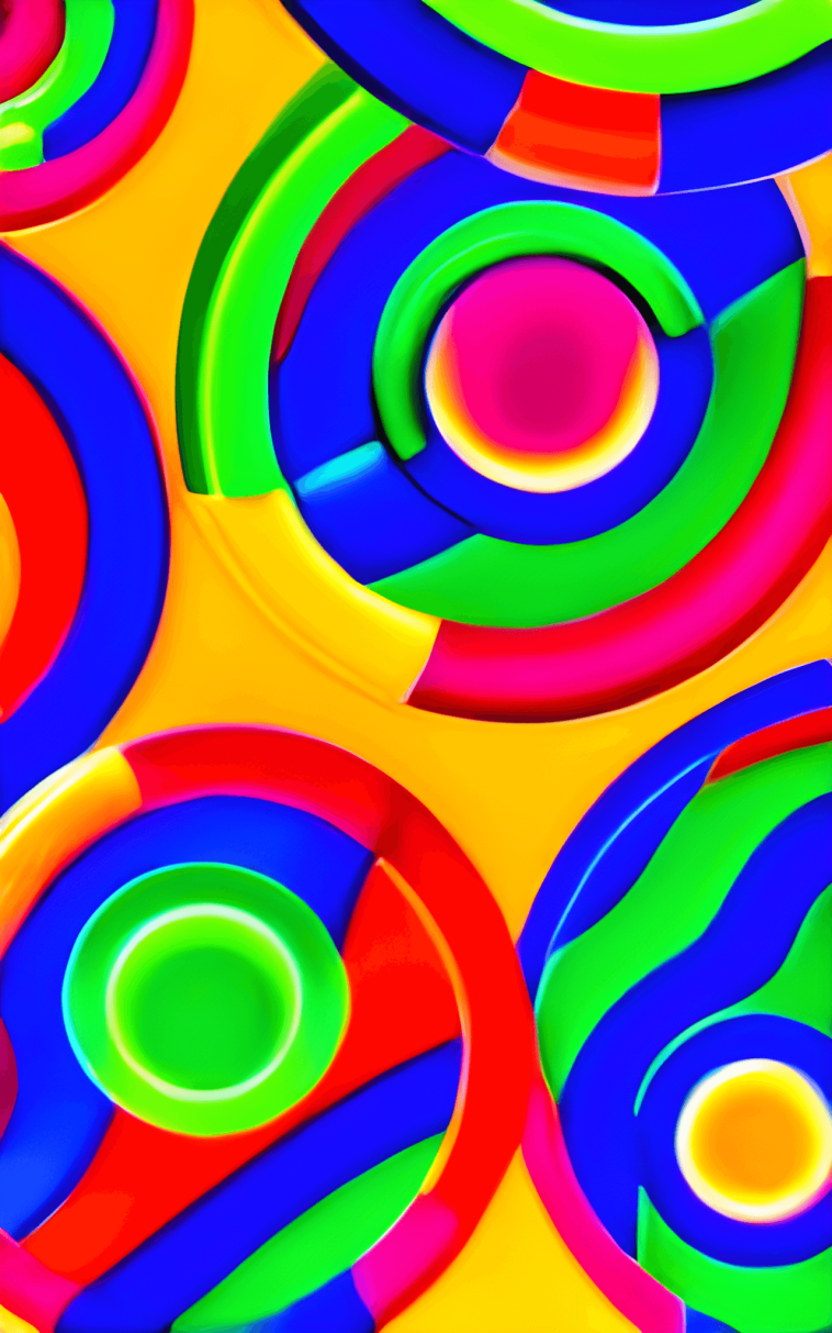 Bright Circles Phone Wallpapers | Aesthetic Wallpapers